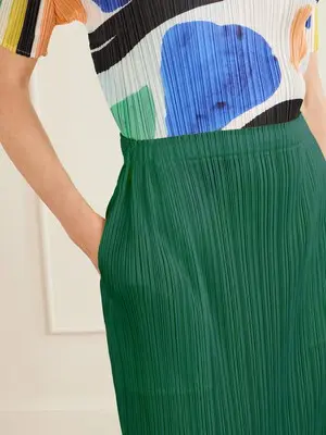 PLEATS PLEASE Issey Miyake Pleated Midi Skirt
