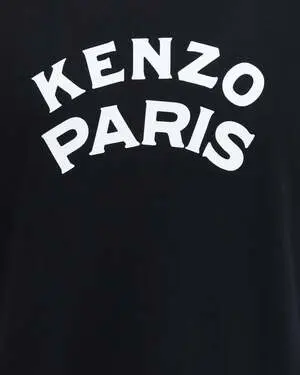 Kenzo Paris Emblem Slim Cotton T-shirt - Black