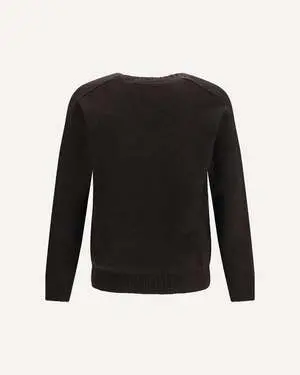 BROOKSFIELD Crewneck Sweater - Brown