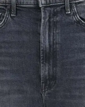 MOTHER Half Pipe Flood Cuff Fray Jeans