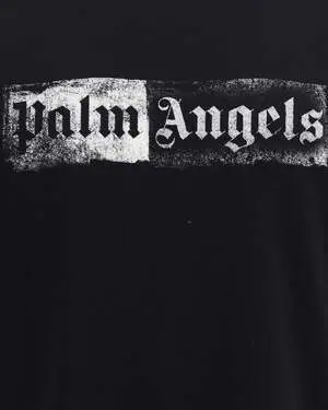 Palm Angels Stap Logo T-shirt Ale