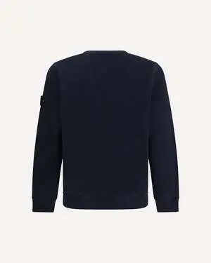 Stone Island Crewneck Cotton Sweatshirt Ale