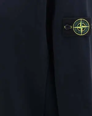 Stone Island Crewneck Cotton Sweatshirt - Blue