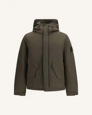 Stone Island Padded Micro Twill Jacket - Khaki