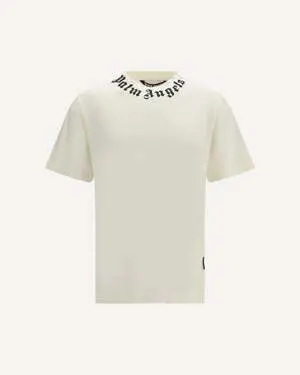 Palm Angels Logo Crewneck T-shirt Ale