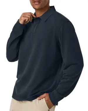 Vuori Cypress Rugby Polo Shirt - Navy