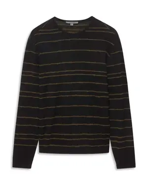 John Varvatos Everly Textured Stripe Sweater