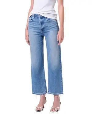 AGOLDE Ren High Rise Ankle Wide Leg Jeans