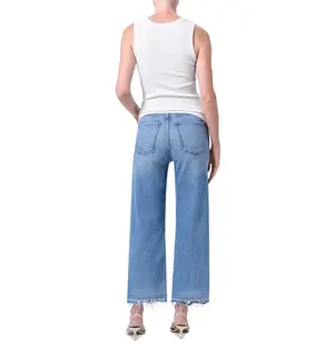 AGOLDE Ren High Rise Ankle Wide Leg Jeans