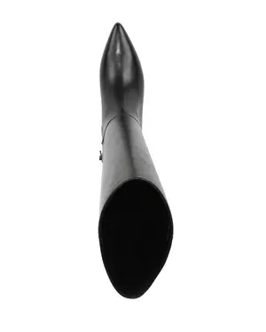 Vince Adan Leather Tall Boots - Black Leather