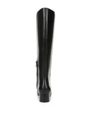 Vince Adan Leather Tall Boots - Black Leather