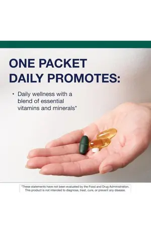 METAGENICS Wellness Essentials Daily Multivitamin And Omega-3 Supplement Packs 30 Packets