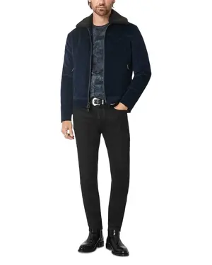 John Varvatos Parson Printed Shirt - Navy