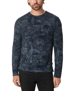 John Varvatos Parson Printed Shirt - Navy
