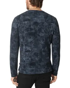 John Varvatos Parson Printed Shirt - Navy