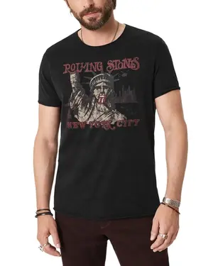 John Varvatos Raw Edge Rolling Stones Liberty Graphic T-shirt
