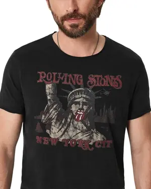 John Varvatos Raw Edge Rolling Stones Liberty Graphic T-shirt