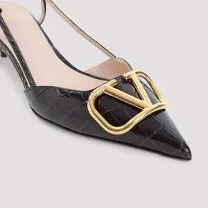 Valentino Garavani Vlogo Signature Slingback - Brown