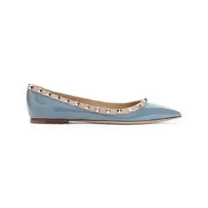 Valentino Garavani Patent Ballerina - Gray