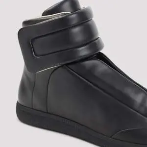 MAISON MARGIELA Future High-top Leather Sneakers - Black