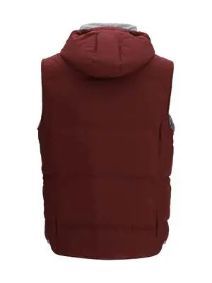Brunello Cucinelli Sleeveless Hooded Gilet - Multicolor