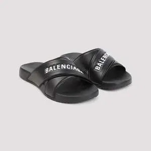 Balenciaga Sporty Pool Slides