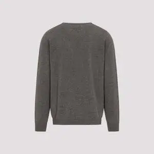 MAISON MARGIELA Fused Knit V-neck Sweater