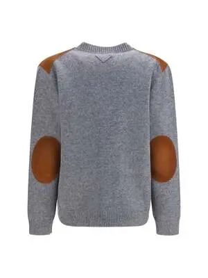 Prada Suede And Wool Cardigan