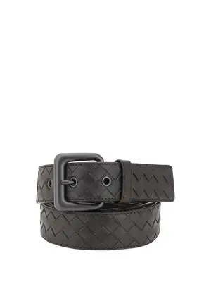 Bottega Veneta Intrecciato Belt - Brown
