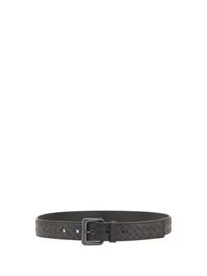 Bottega Veneta Intrecciato Woven Leather Belt