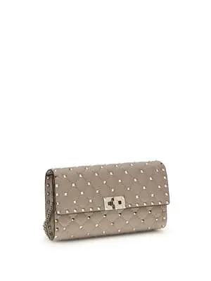 Valentino Garavani Rockstud Spike Quilted Nappa Shoulder Bag - Multicolor