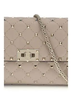 Valentino Garavani Rockstud Spike Quilted Nappa Shoulder Bag - Multicolor