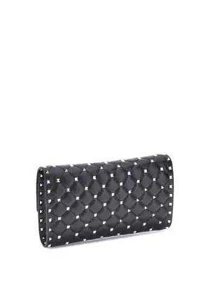 Valentino Garavani Rockstud Spike Nappa Shoulder Bag - Black