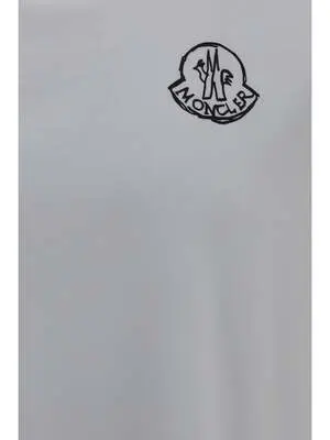 Moncler Logo Patch Cotton Jersey T-shirt