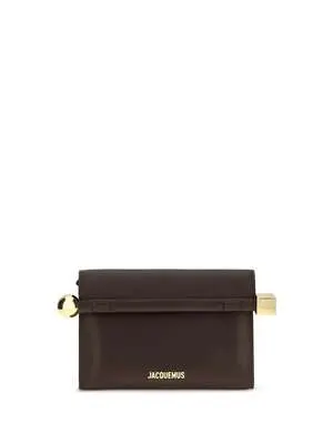 Jacquemus Le Sac Rond Carre By - Brown