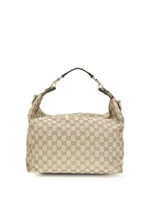 Gucci Medium Brera Handbag In Gg Canvas - Cream