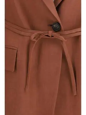 Brunello Cucinelli Monili Embellishment Blazer - Red
