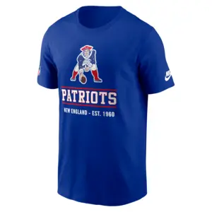 Nike New England Patriots Essential Dri-fit Nfl T-shirt - Blue