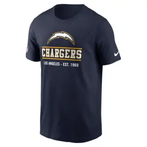 Nike Los Angeles Chargers Essential Dri-fit Nfl T-shirt - Blue