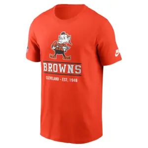 Nike Cleveland Browns Essential Dri-fit Nfl T-shirt - Orange