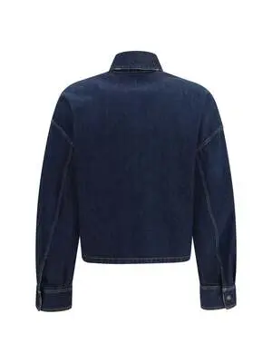 Prada Denim Shirt With Logo