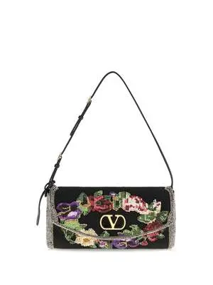 Valentino Garavani Small Devain Embroidered Shoulder Bag