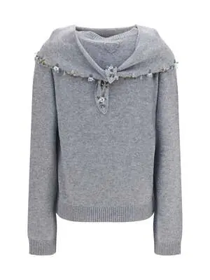 Prada Sweater With Integrated Scarf