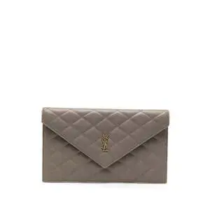 Saint Laurent Clutch Bags - Brown