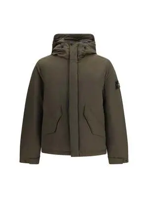 Stone Island Padded Micro Reps Jacket - Green