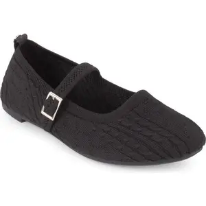 Tahari Montpellier Mary Jane Flat - Black