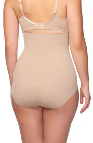 TC Shapewear Iconic Core High Waist Shaping Briefs - Stucco