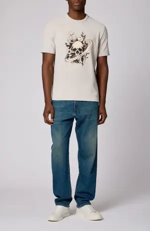 Paul Smith Skull Floral Graphic T-shirt
