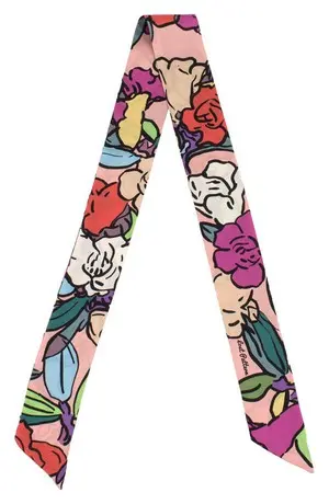 LOST PATTERN Azalea Skinny Silk Scarf