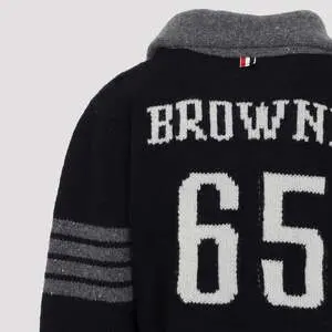 Thom Browne 65 Jersey Collar Cardigan - Blue